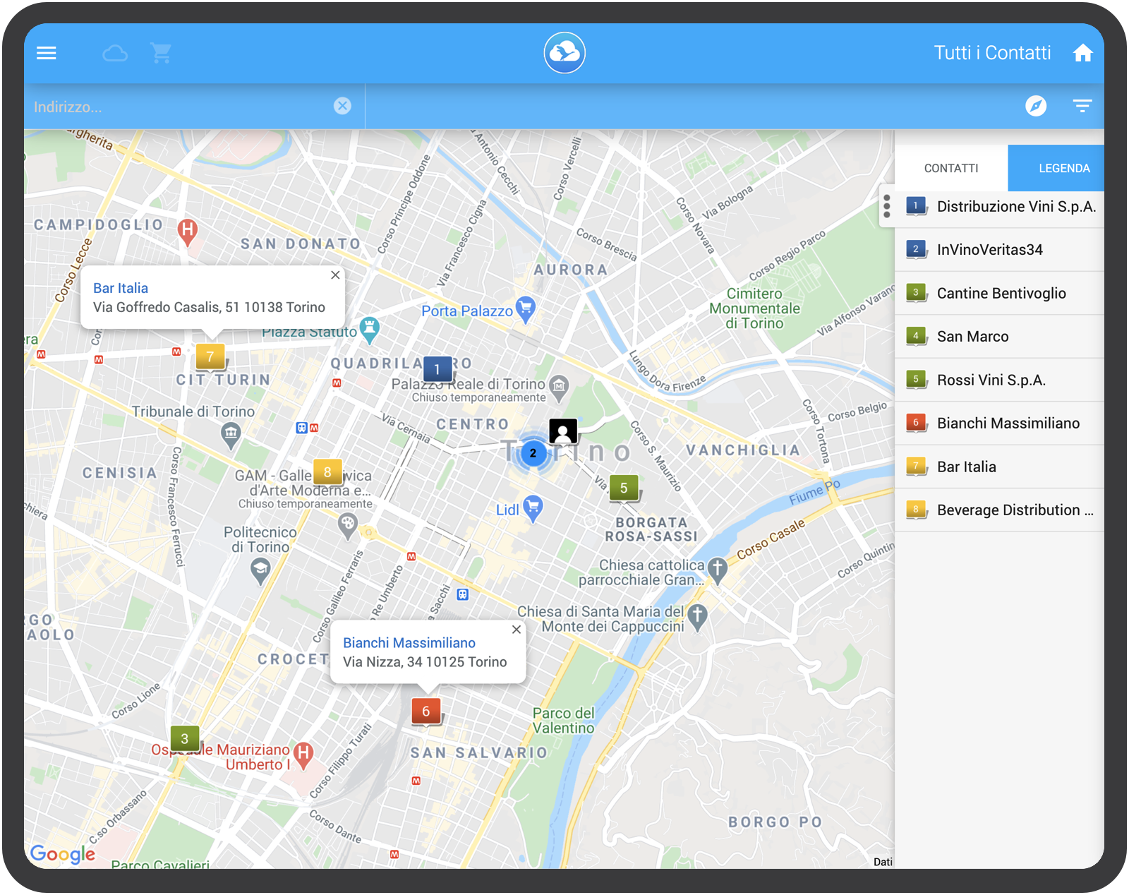 Geotagging - Goose Sales Enhanced CRM